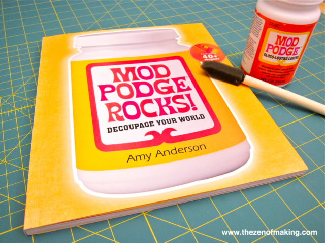 Massive MOD PODGE ROCKS! Book Review and Giveaway | Red-Handled Scissors