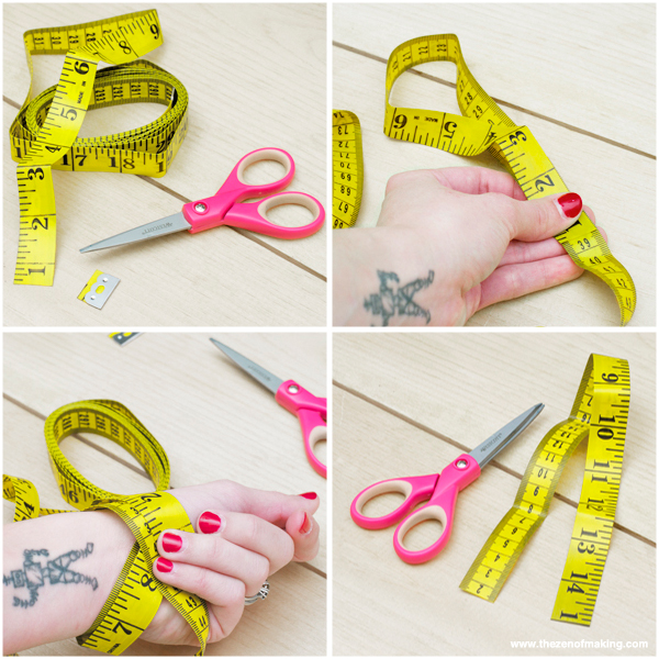 Tutorial: Measuring Tape Bracelet | Red-Handled Scissors