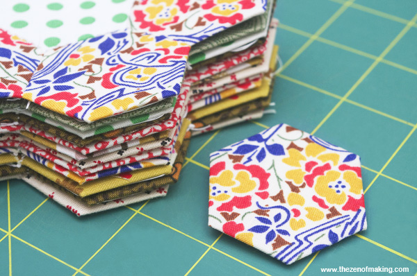 Tutorial: English Paper Piecing, Hexies Part 1