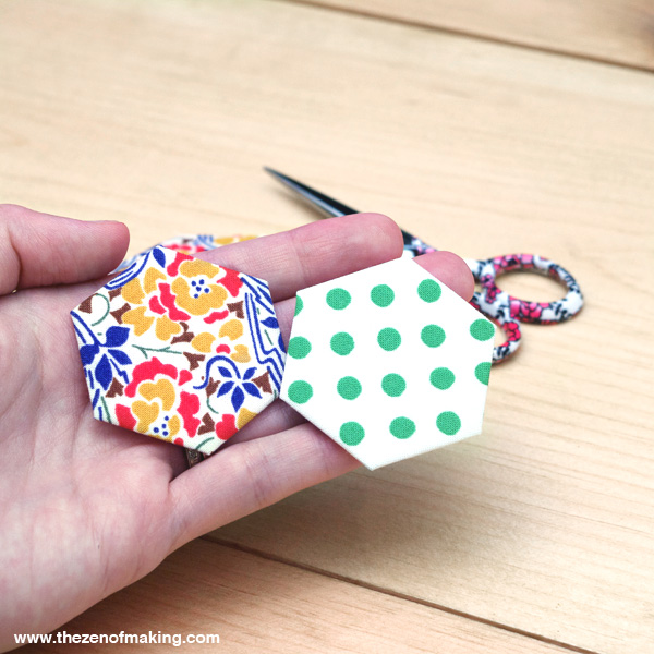Tutorial: English Paper Piecing, Hexies Part 2