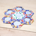 Tutorial: English Paper Piecing, Hexies Part 2