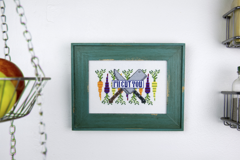 Improper Cross-Stitch - Red-Handled Scissors