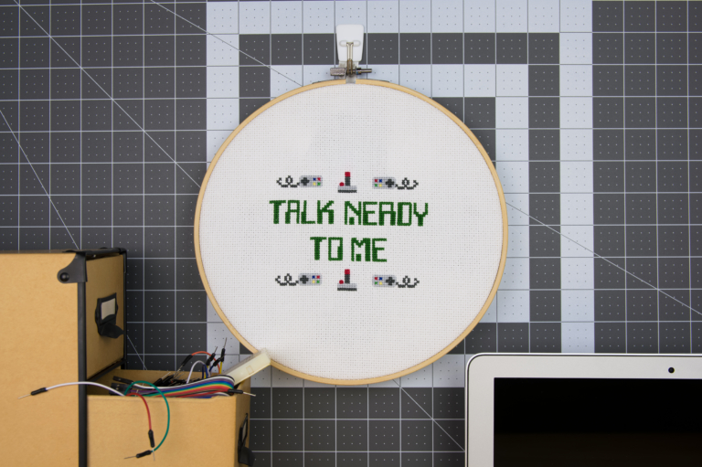 Improper Cross-Stitch - Red-Handled Scissors
